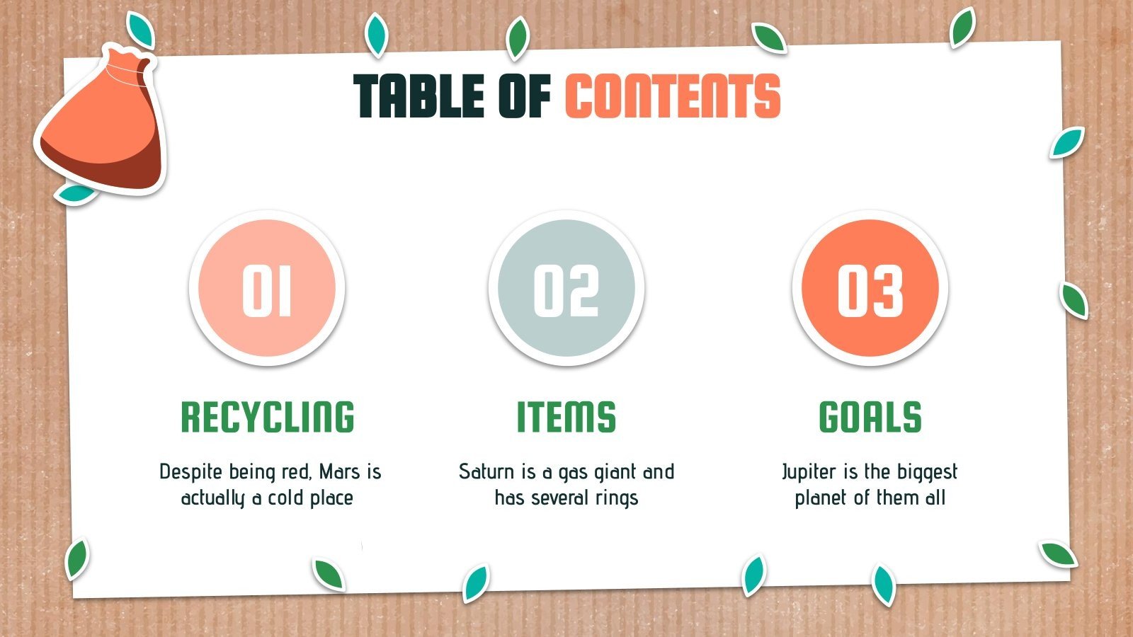 Use the Recycle Bins! MK Campaign | Google Slides & PowerPoint