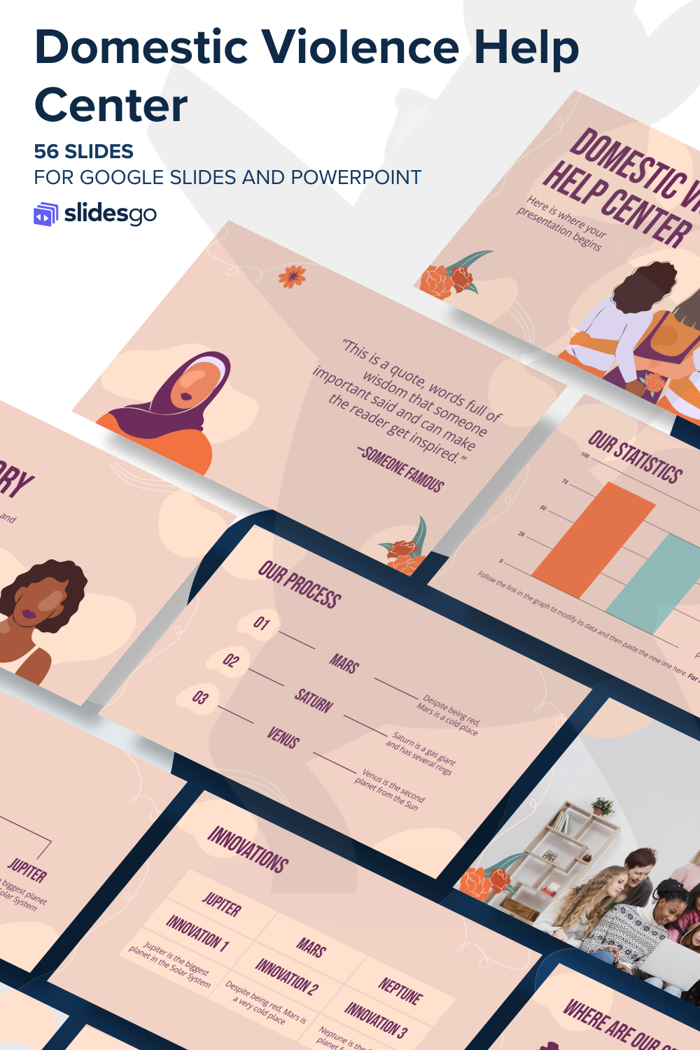 Domestic Violence Help Center | Google Slides and PowerPoint