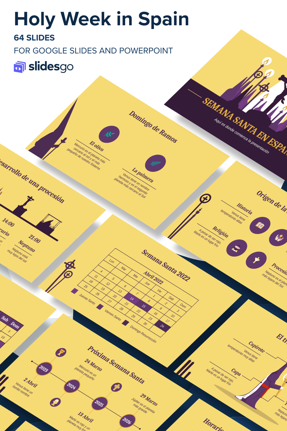 Holy Week in Spain | Google Slides and PowerPoint