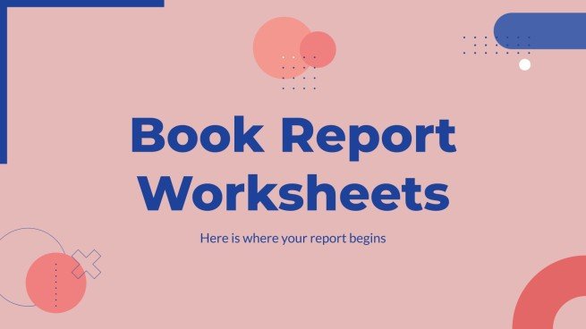 Book Report Worksheets | Google Slides & PowerPoint