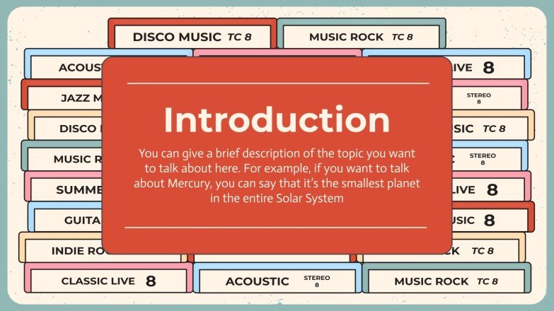 Eight Track Tape Day | Google Slides & PowerPoint