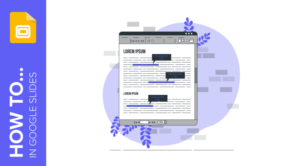 How to highlight text in Google Slides