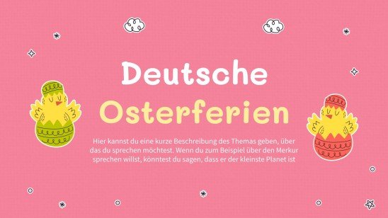 German Easter! | Google Slides & PPT Template