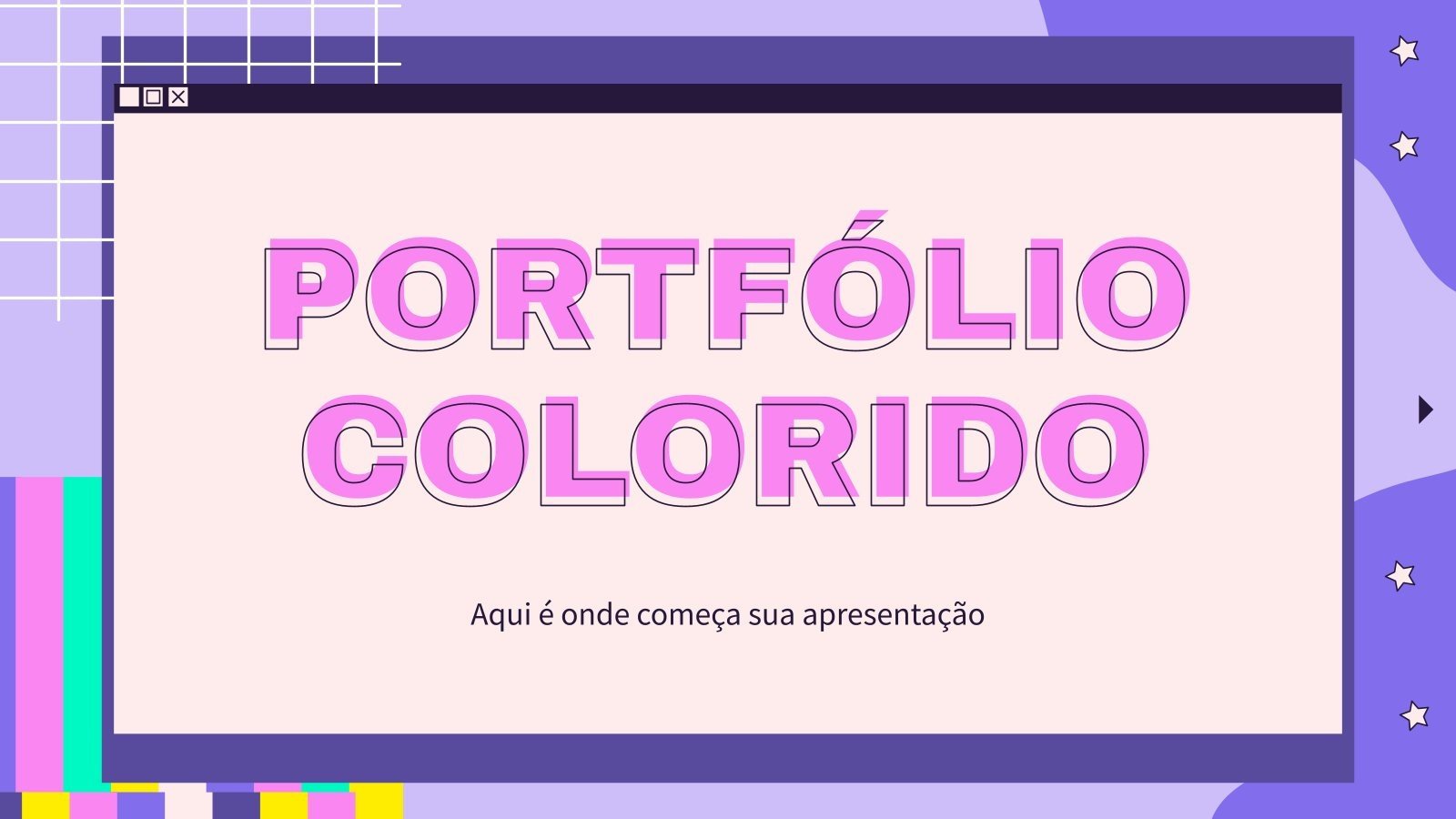 Colorful Portfolio | Google Slides and PowerPoint template