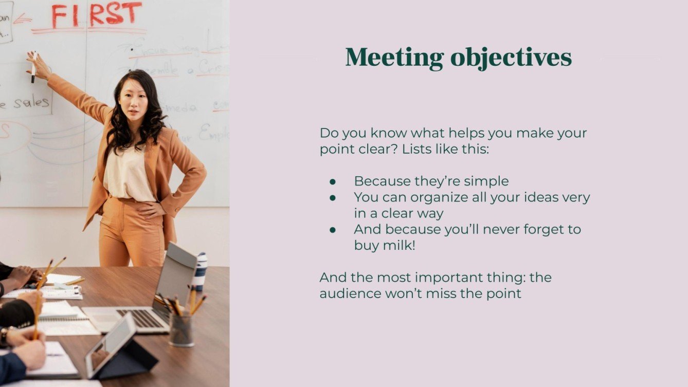 Sharing Your Vision Meeting | Google Slides and PowerPoint