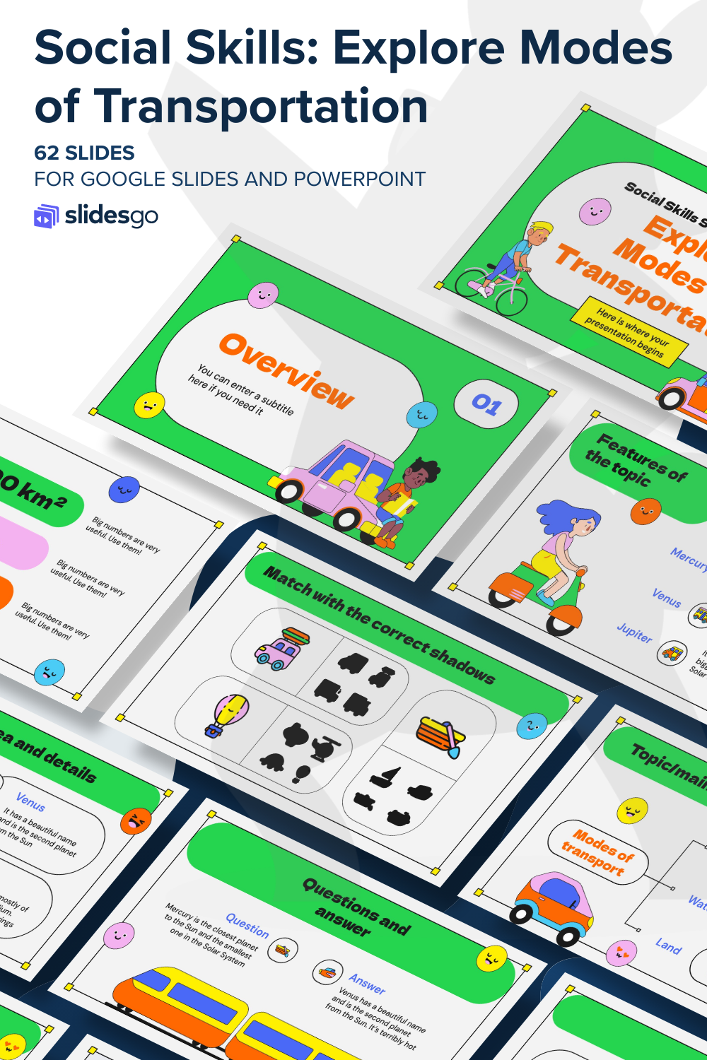 Social Skills for Pre-K: Explore Modes of Transportation