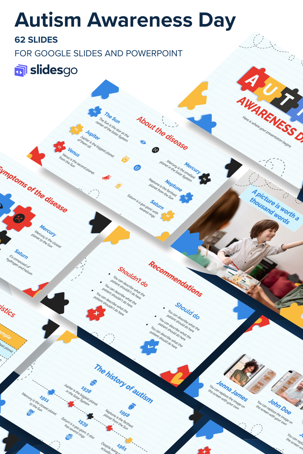 Autism Awareness Day | Google Slides and PowerPoint