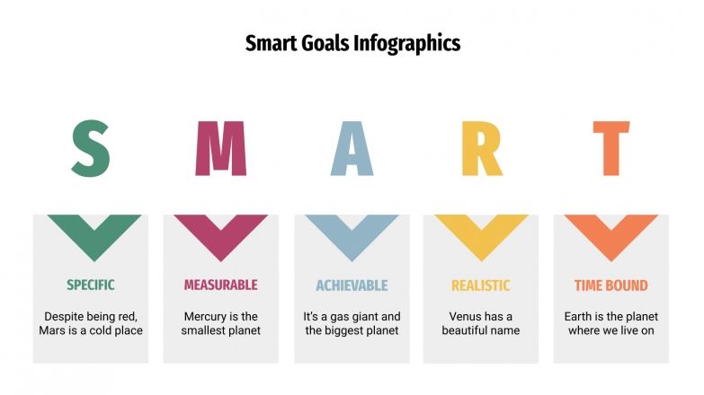 Smart Goals Infographics for Google Slides and PowerPoint
