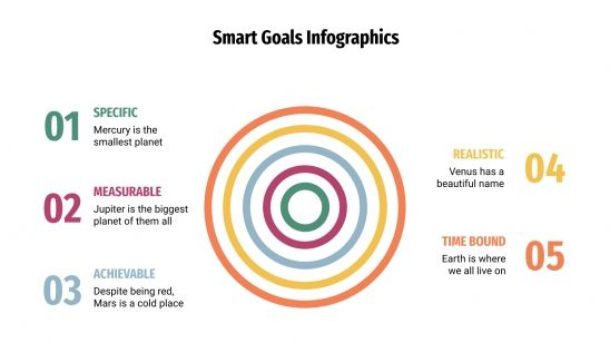 Smart Goals Infographics for Google Slides and PowerPoint