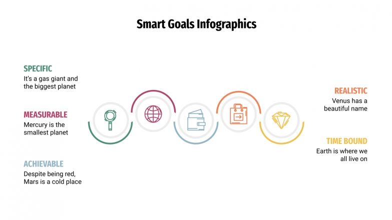 Smart Goals Infographics for Google Slides and PowerPoint