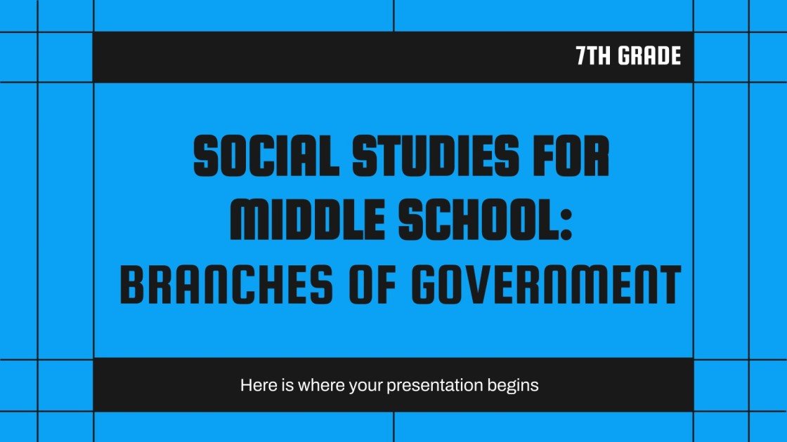 Social Studies for Middle School: Branches of Government