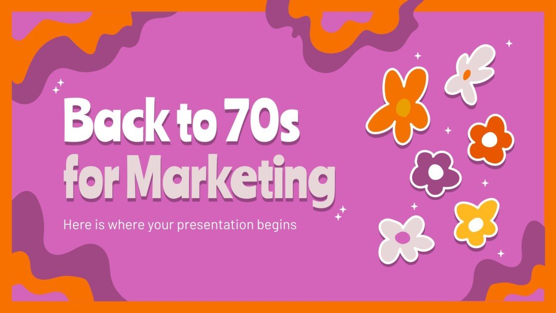 Marketing: Volver a los 70s | Google Slides y PPT
