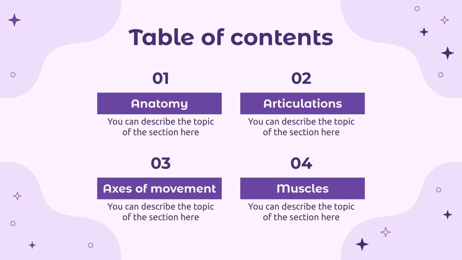 Knee Joint Anatomy and Biomechanics Thesis | Google Slides