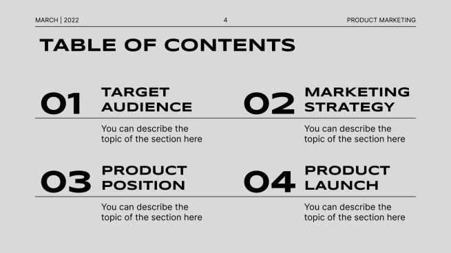 Product Marketing Slideshow | Google Slides and PowerPoint