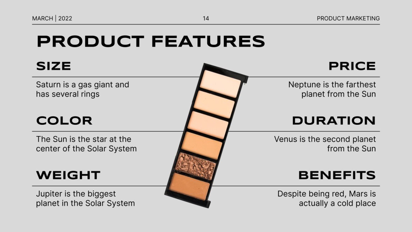 Product Marketing Slideshow | Google Slides and PowerPoint