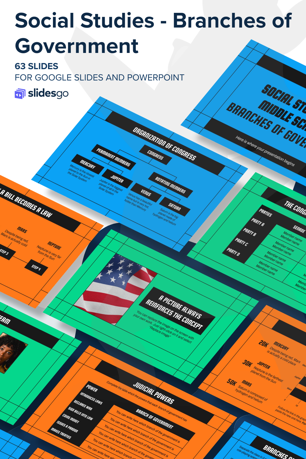 Social Studies for Middle School: Branches of Government