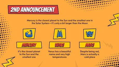 Superhero Group Newsletter | Google Slides and PowerPoint