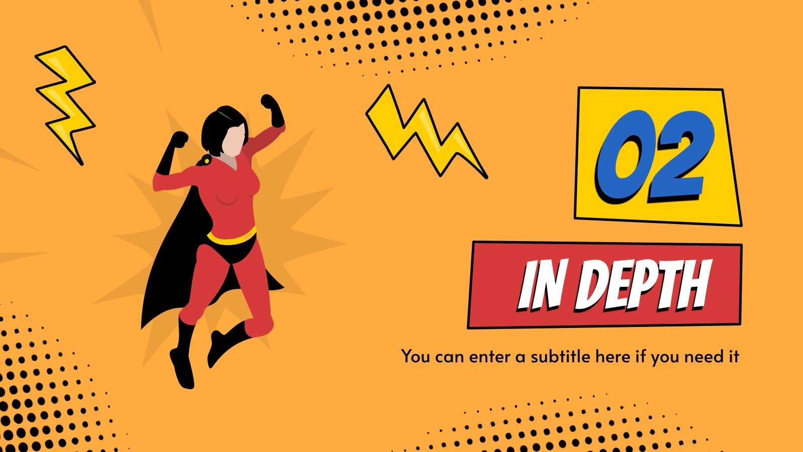Superhero Group Newsletter | Google Slides and PowerPoint