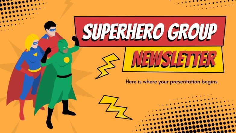 Free Superhero Google Slides themes & PowerPoint templates