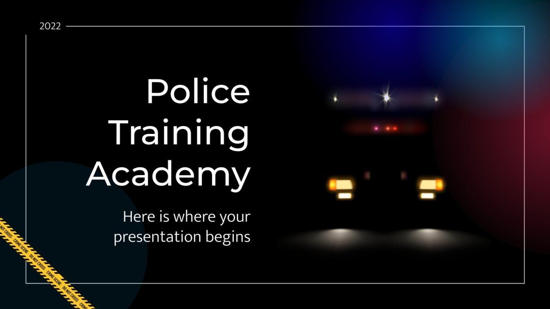 Police Training Academy | Google Slides and PowerPoint