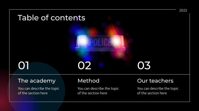 Police Training Academy | Google Slides and PowerPoint