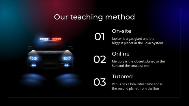 Police Training Academy | Google Slides and PowerPoint