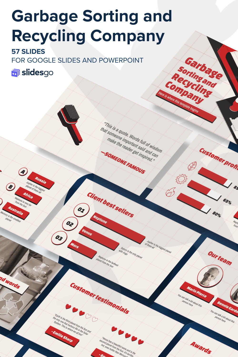 Garbage Sorting and Recycling Company | Google Slides & PPT