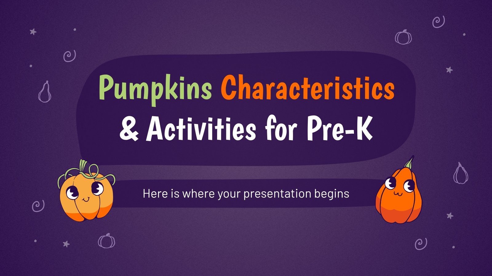 Free Google Slides and PPT Templates on Pumpkins
