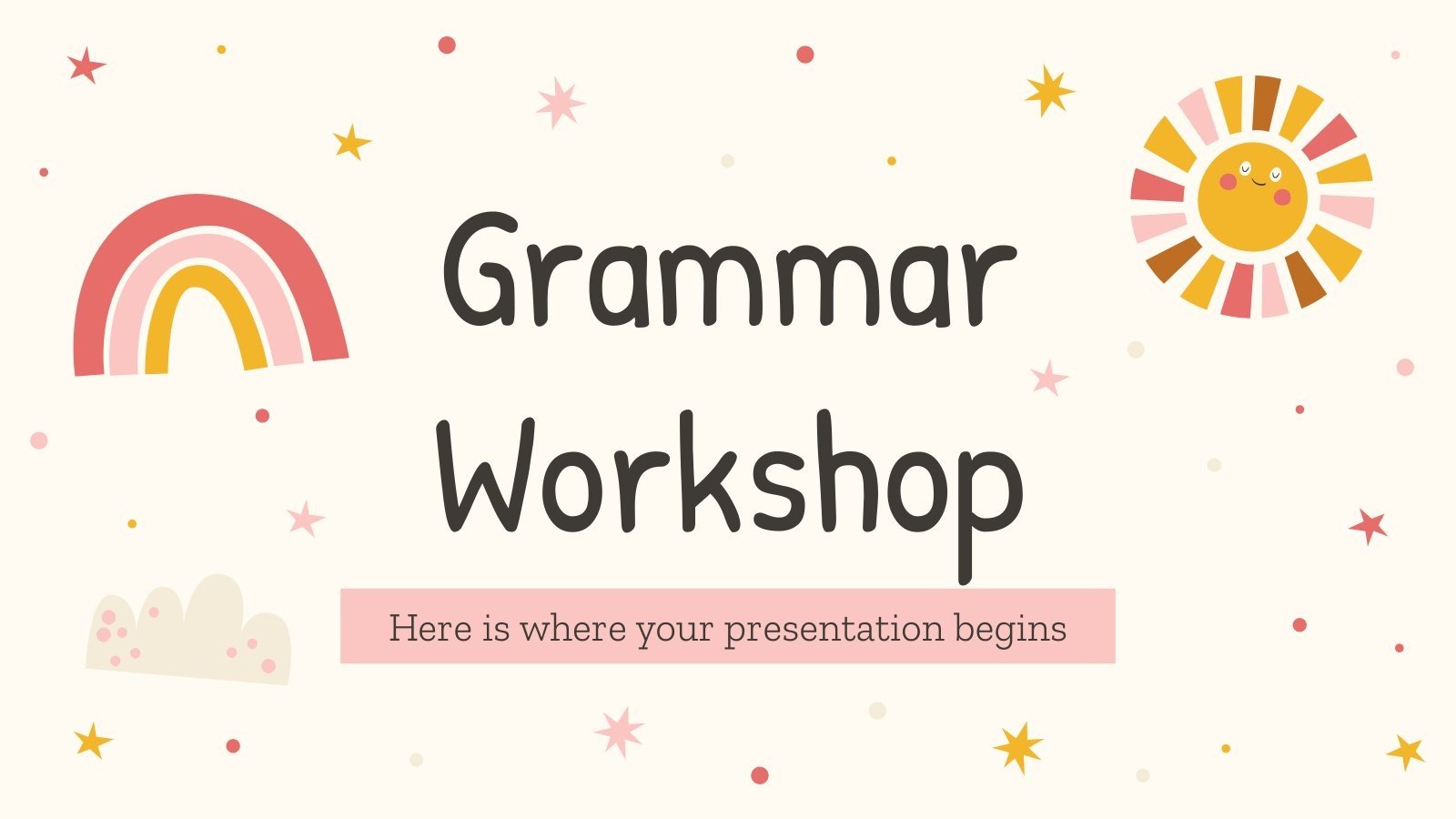 Free Grammar Google Slides Themes & PowerPoint Templates