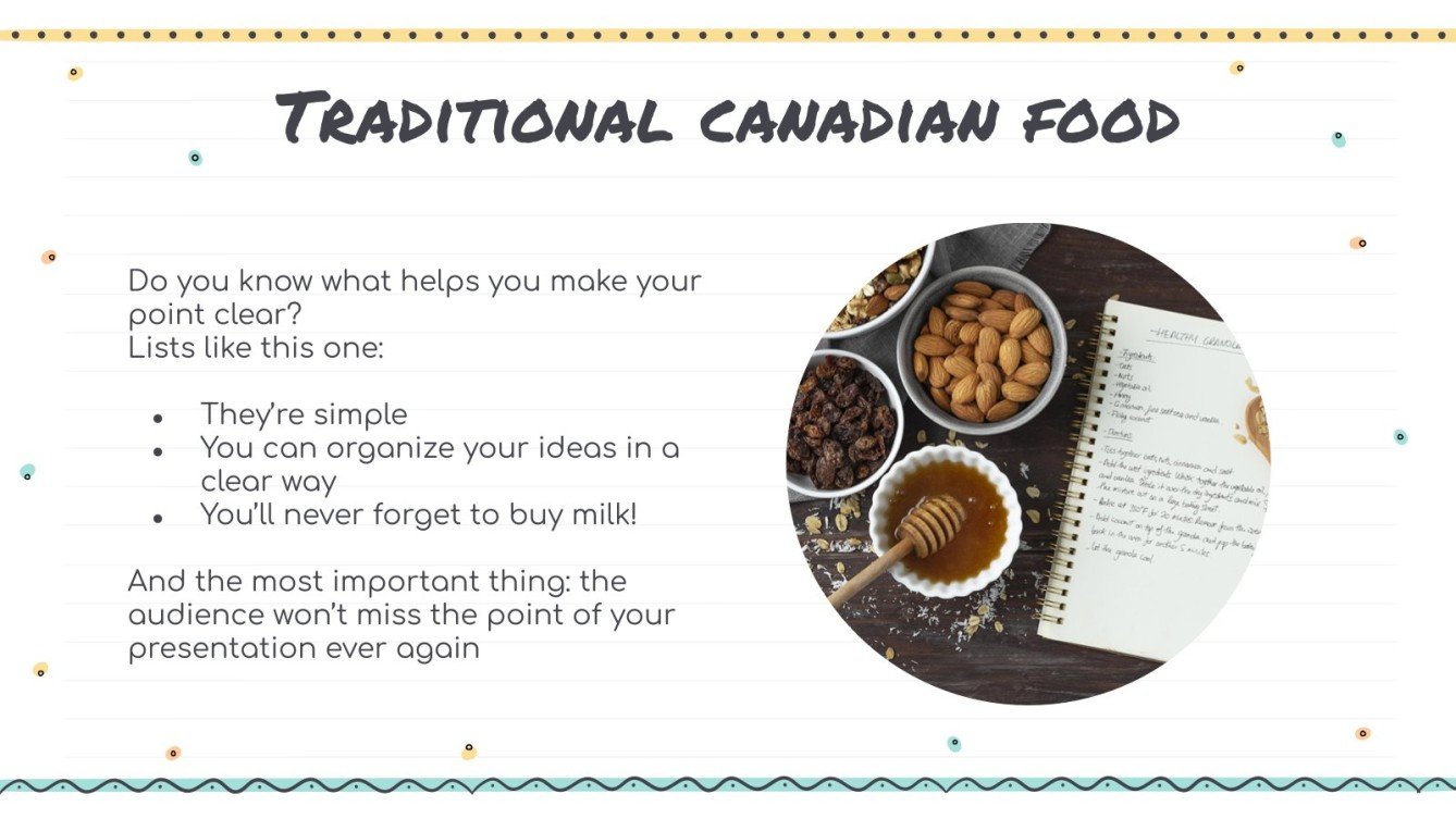 Canadian Recipes Workshop | Google Slides and PowerPoint