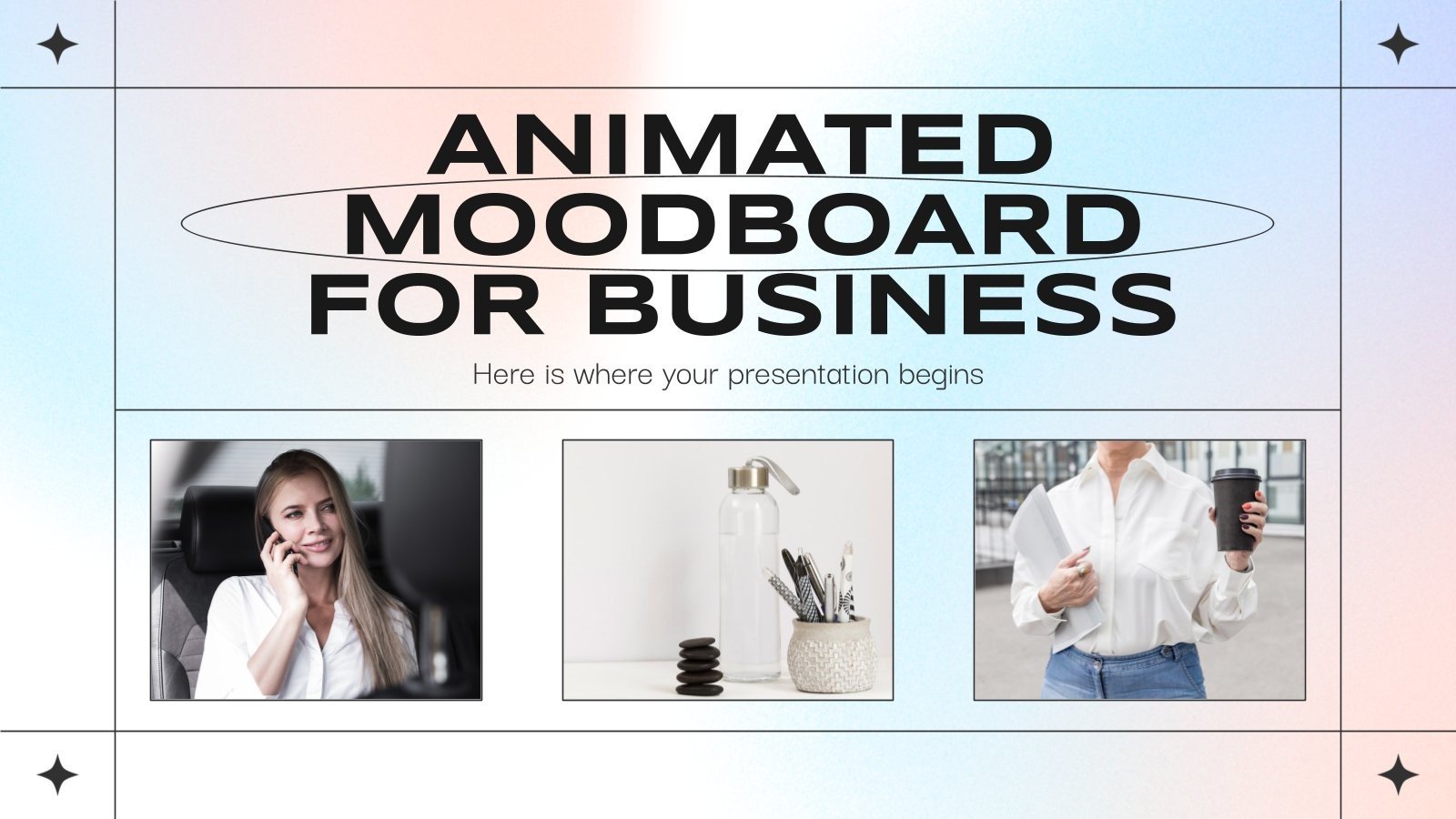 Animated Moodboard for Business | PowerPoint