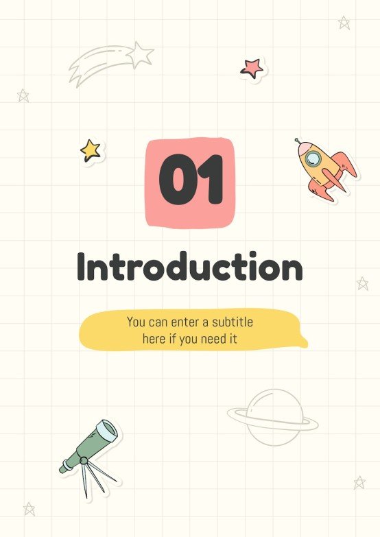 Funny Doodle Style: Student Book | Google Slides & PPT