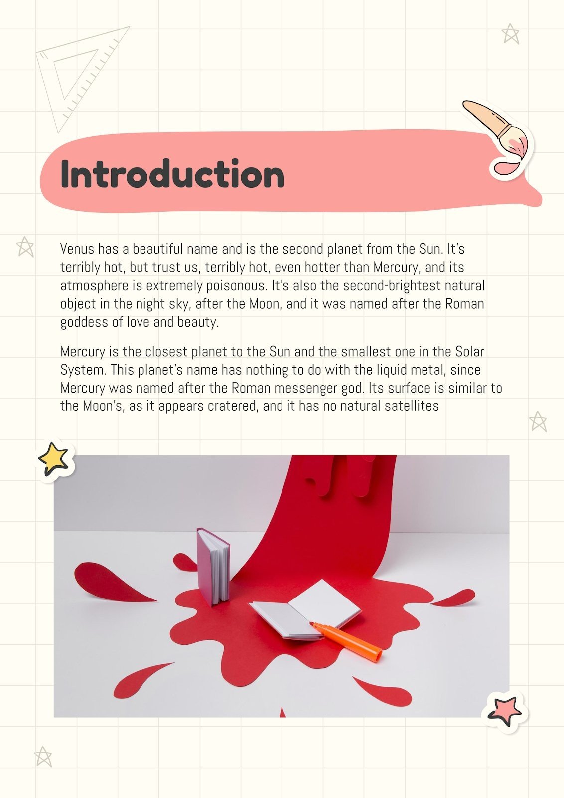 Funny Doodle Style: Student Book | Google Slides & PPT