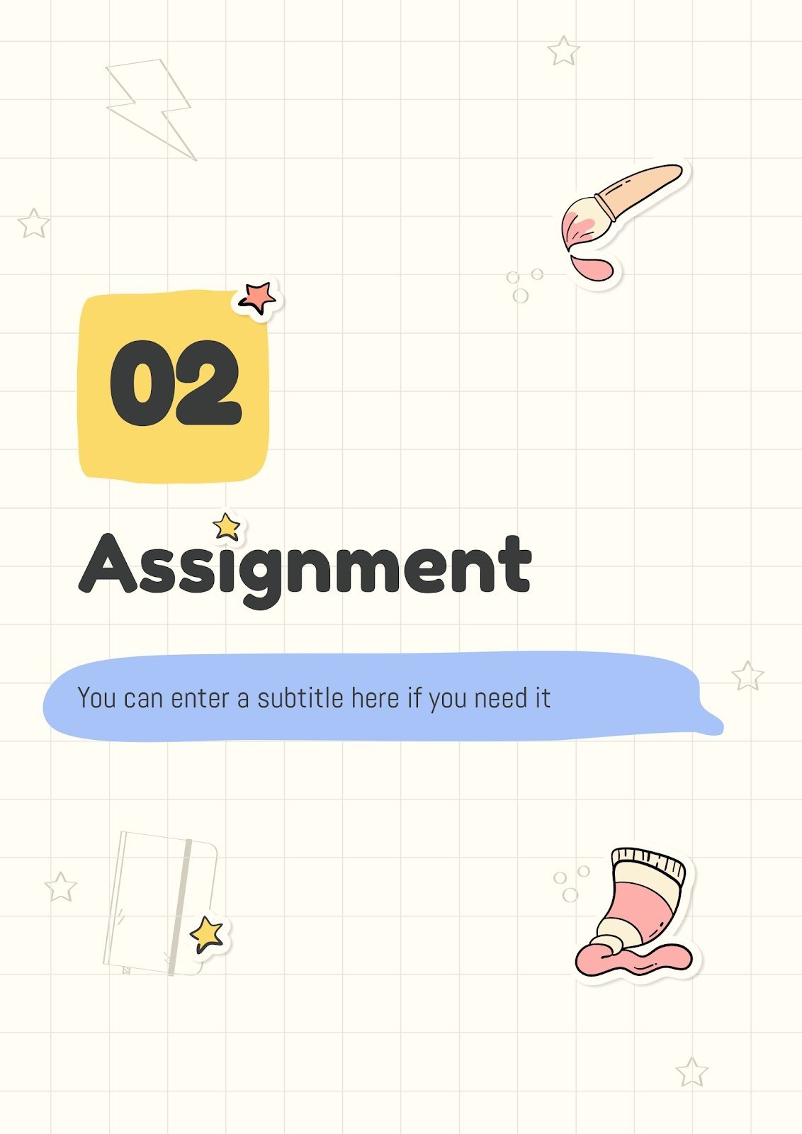 Funny Doodle Style: Student Book | Google Slides & PPT