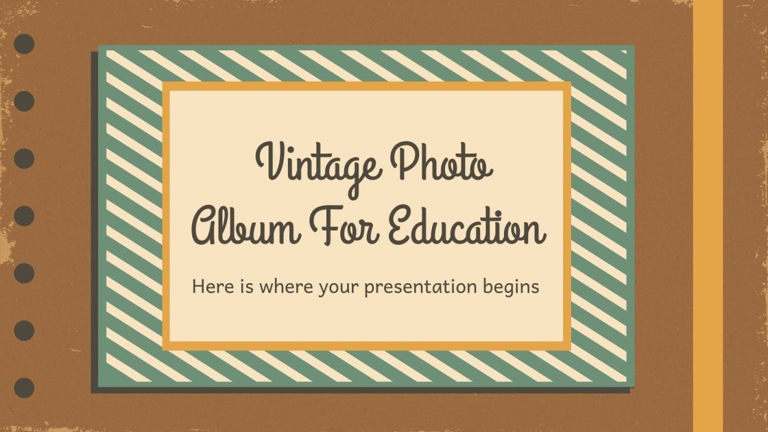 Free Google Slides & PowerPoint templates for a diary