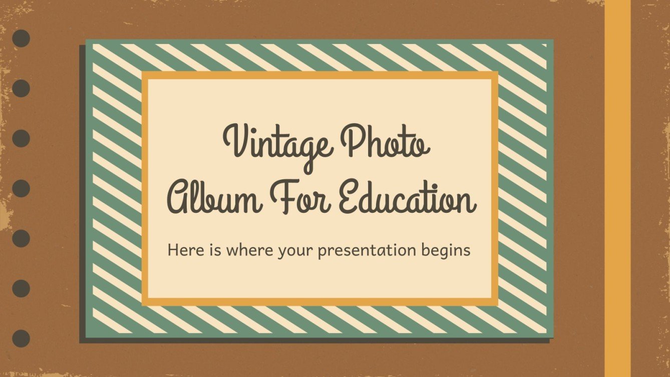 Free Google Slides & PowerPoint templates for a diary