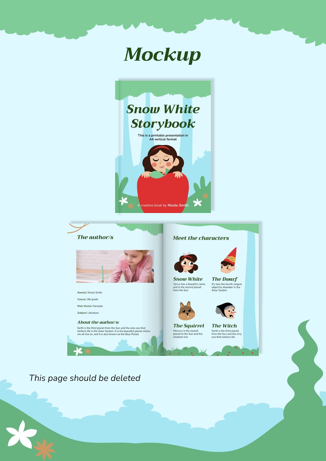 Snow White Storybook | Google Slides and PowerPoint