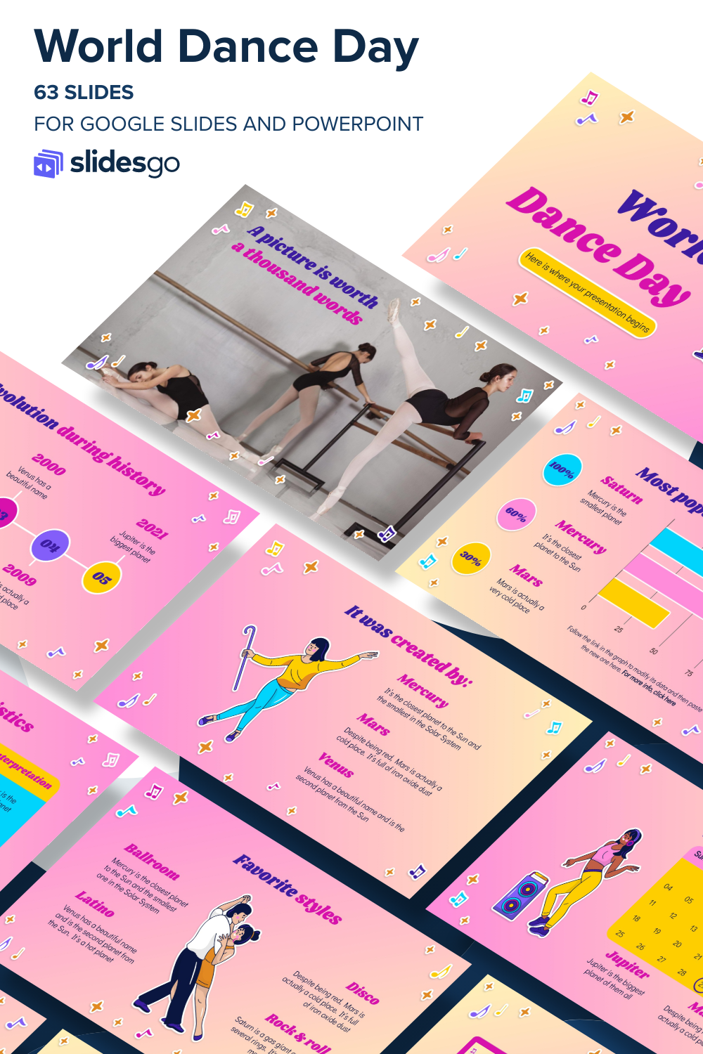 World Dance Day | Google Slides and PowerPoint