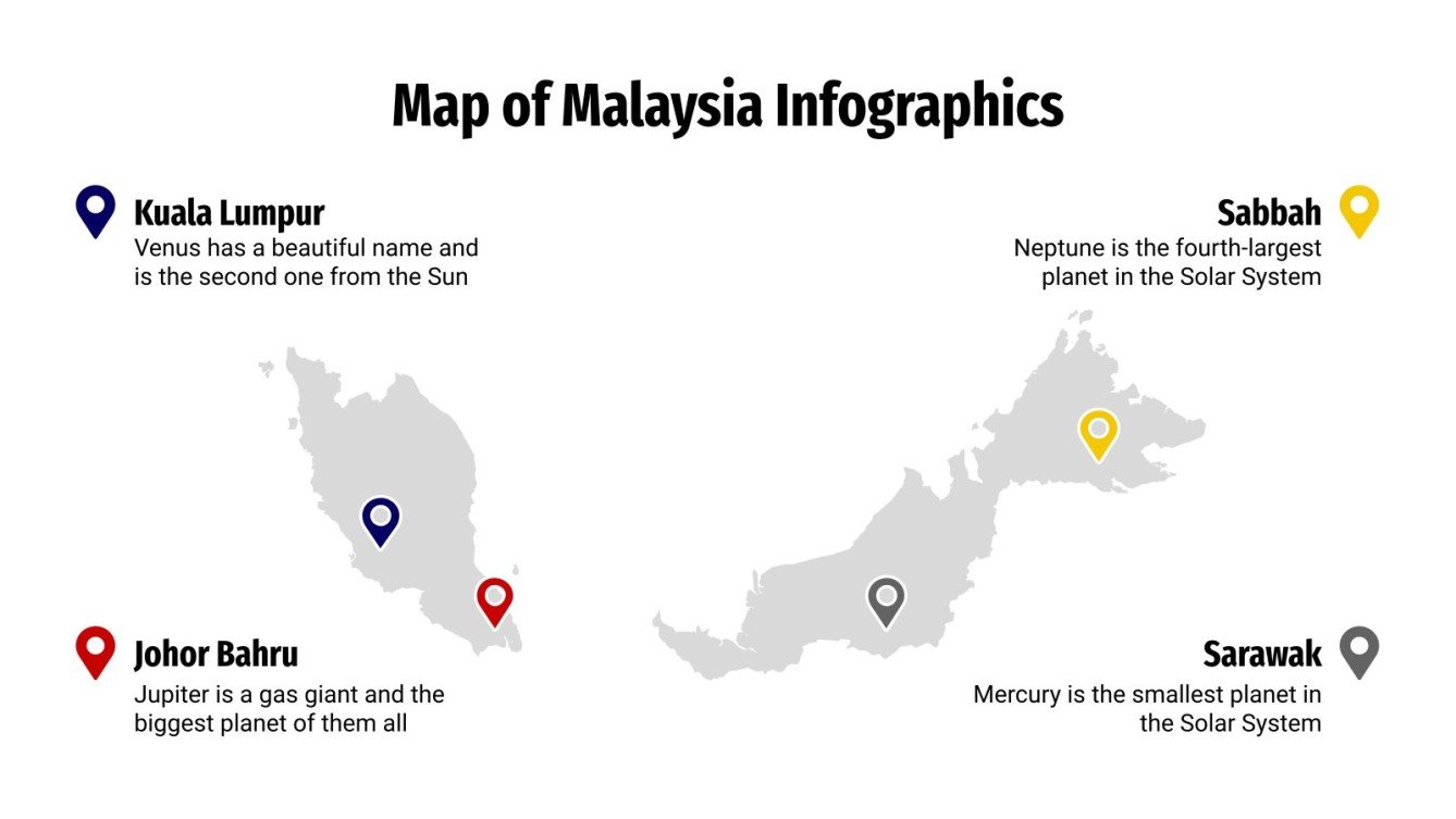 Map of Malaysia Infographics for Google Slides & PowerPoint