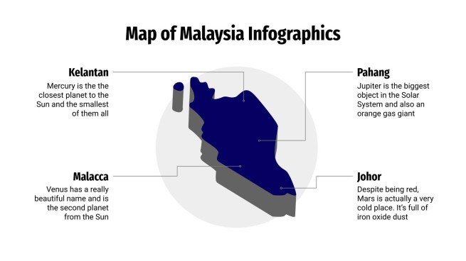 Map of Malaysia Infographics for Google Slides & PowerPoint