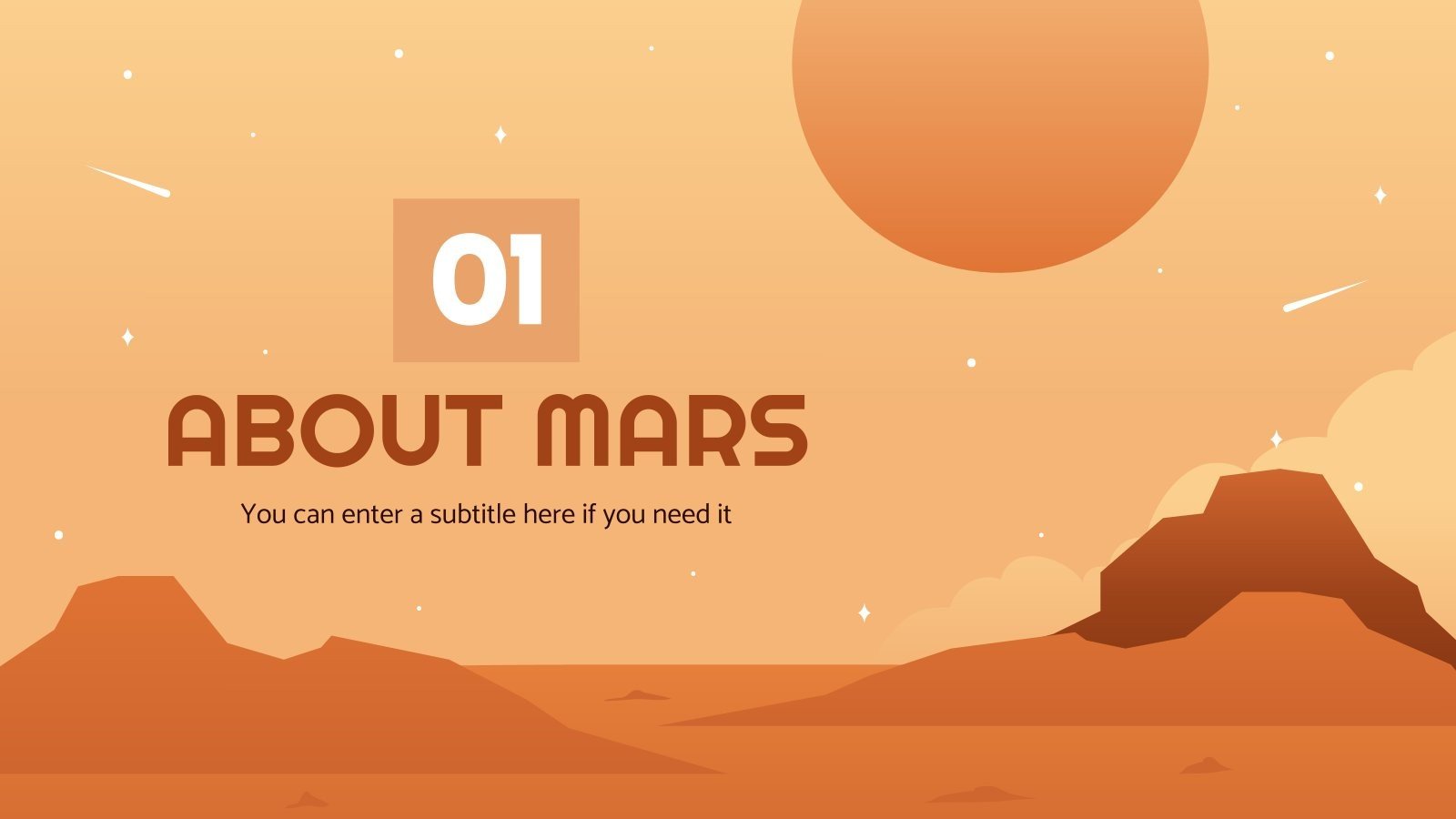 Planet Mars | Google Slides and PowerPoint