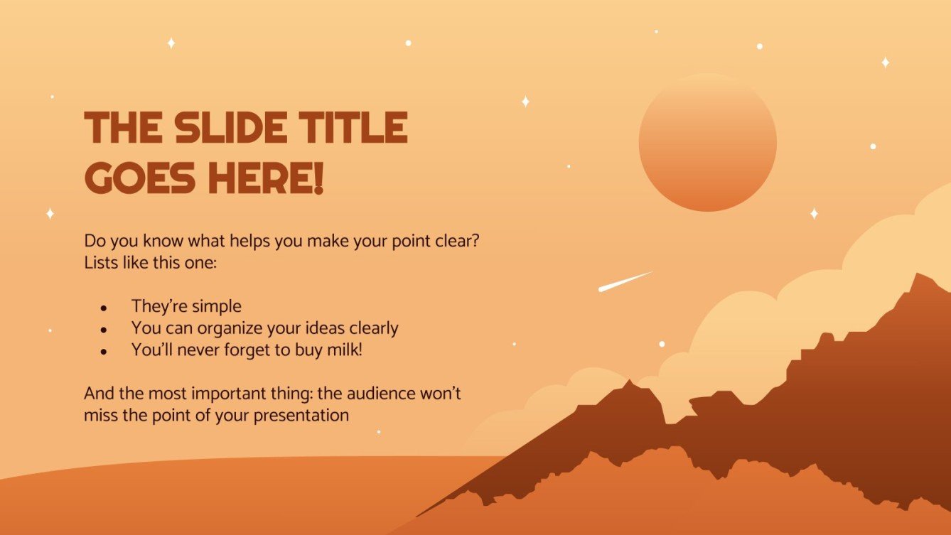 Planet Mars | Google Slides and PowerPoint