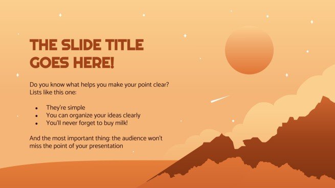 Planet Mars | Google Slides and PowerPoint