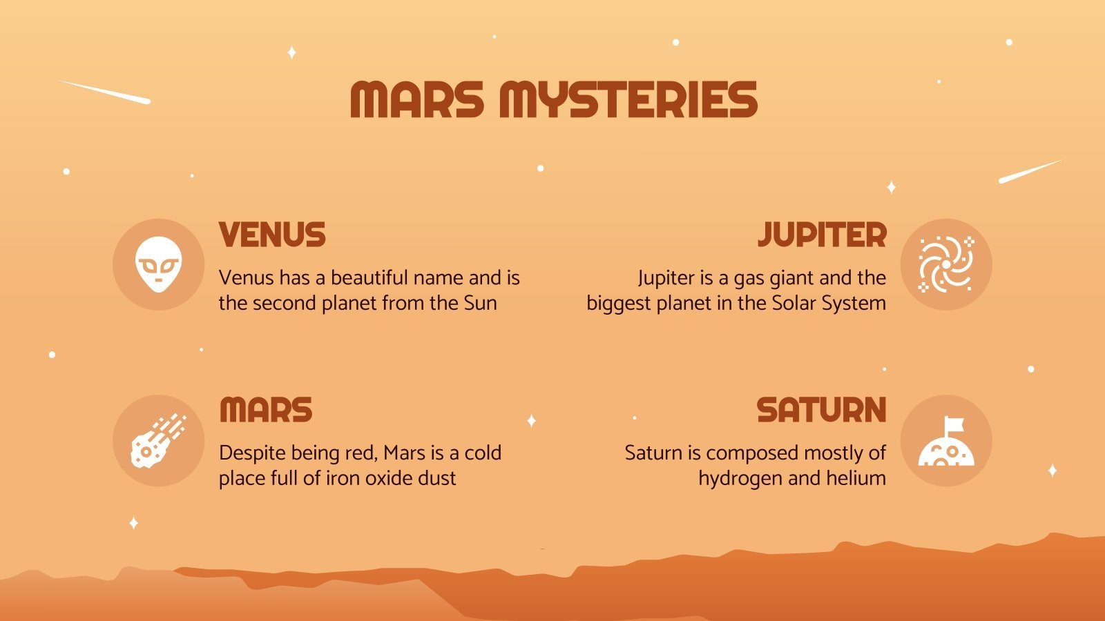 Planet Mars | Google Slides and PowerPoint