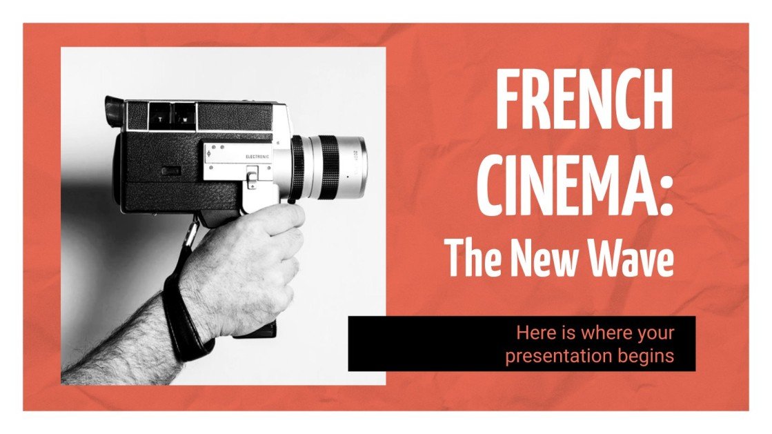 French Cinema: The New Wave | Google Slides and PowerPoint