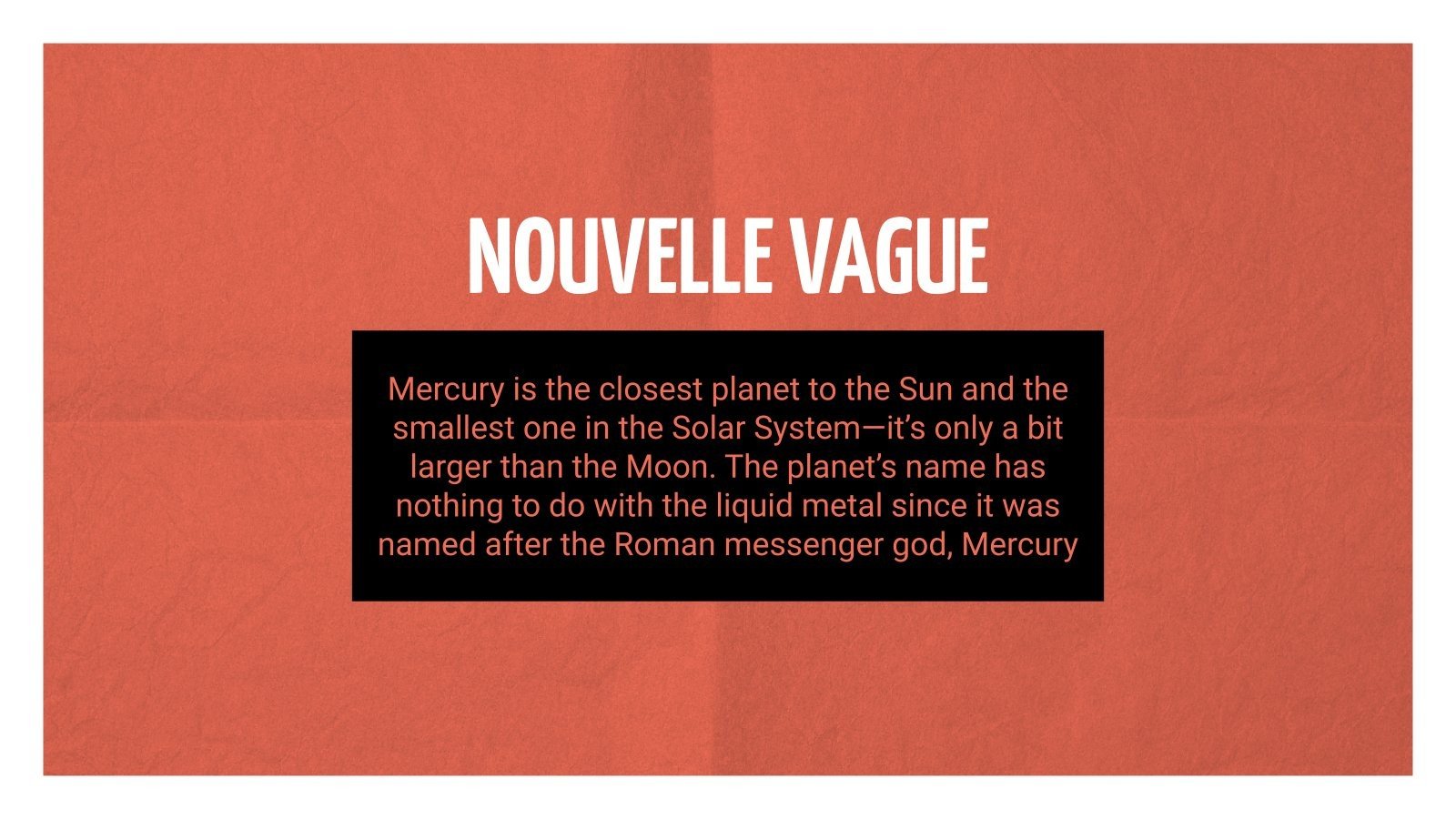 French Cinema: The New Wave | Google Slides and PowerPoint