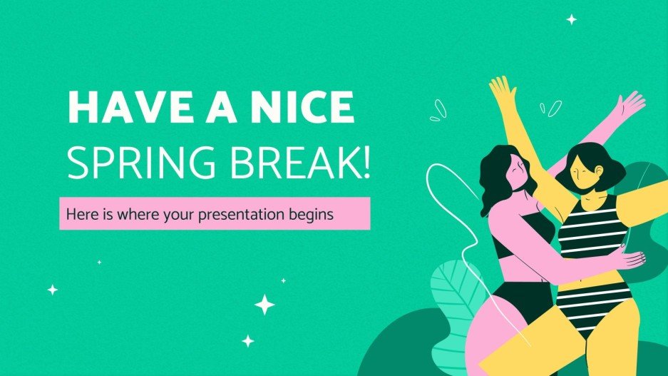 Have a Nice Spring Break! | Google Slides & PPT
