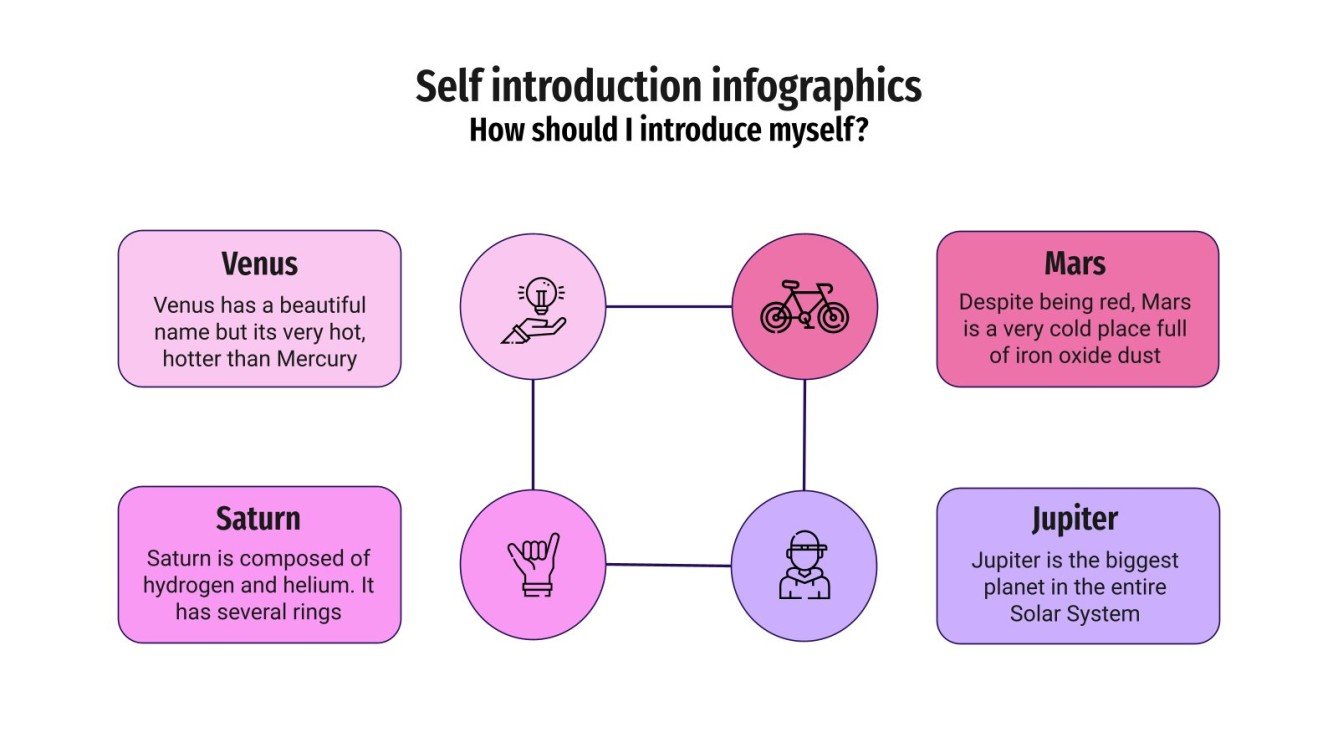Self Introduction Infographics | Google Slides and PowerPoint