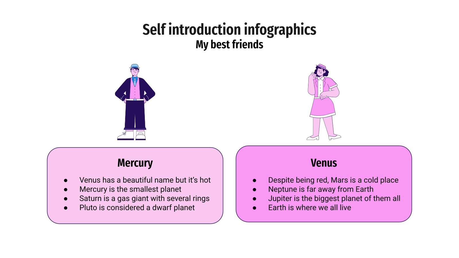 Self Introduction Infographics | Google Slides and PowerPoint