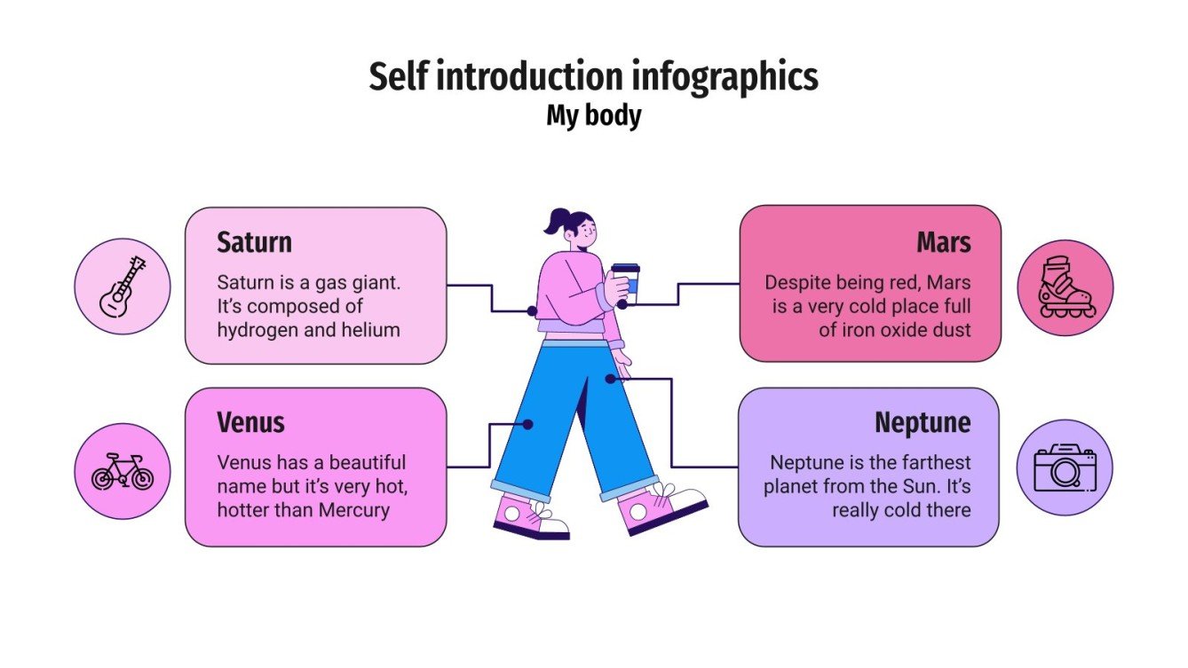 Self Introduction Infographics | Google Slides and PowerPoint